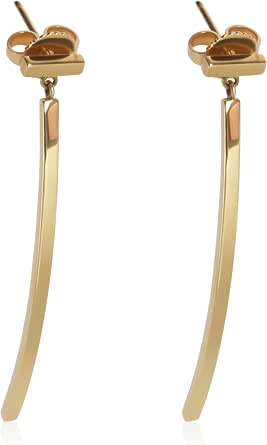Amazon.com: Tiffany & Co., Pre-Loved Tiffany T Bar Earrings, Yellow ...