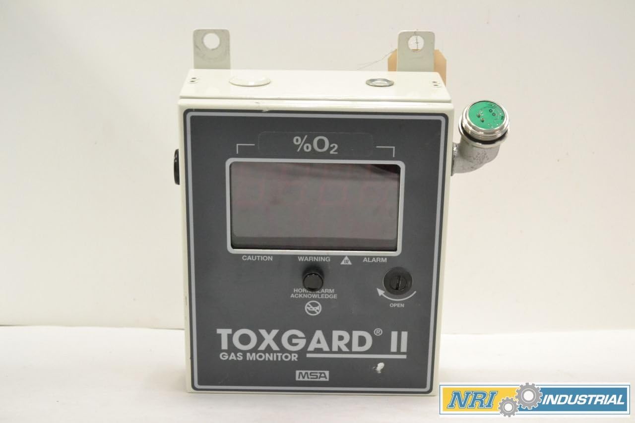 Amazon.com: MSA TOXGARD II 40W O2 0-25% Oxygen Gas Monitor 120/20V-AC Sensor B292271 ...