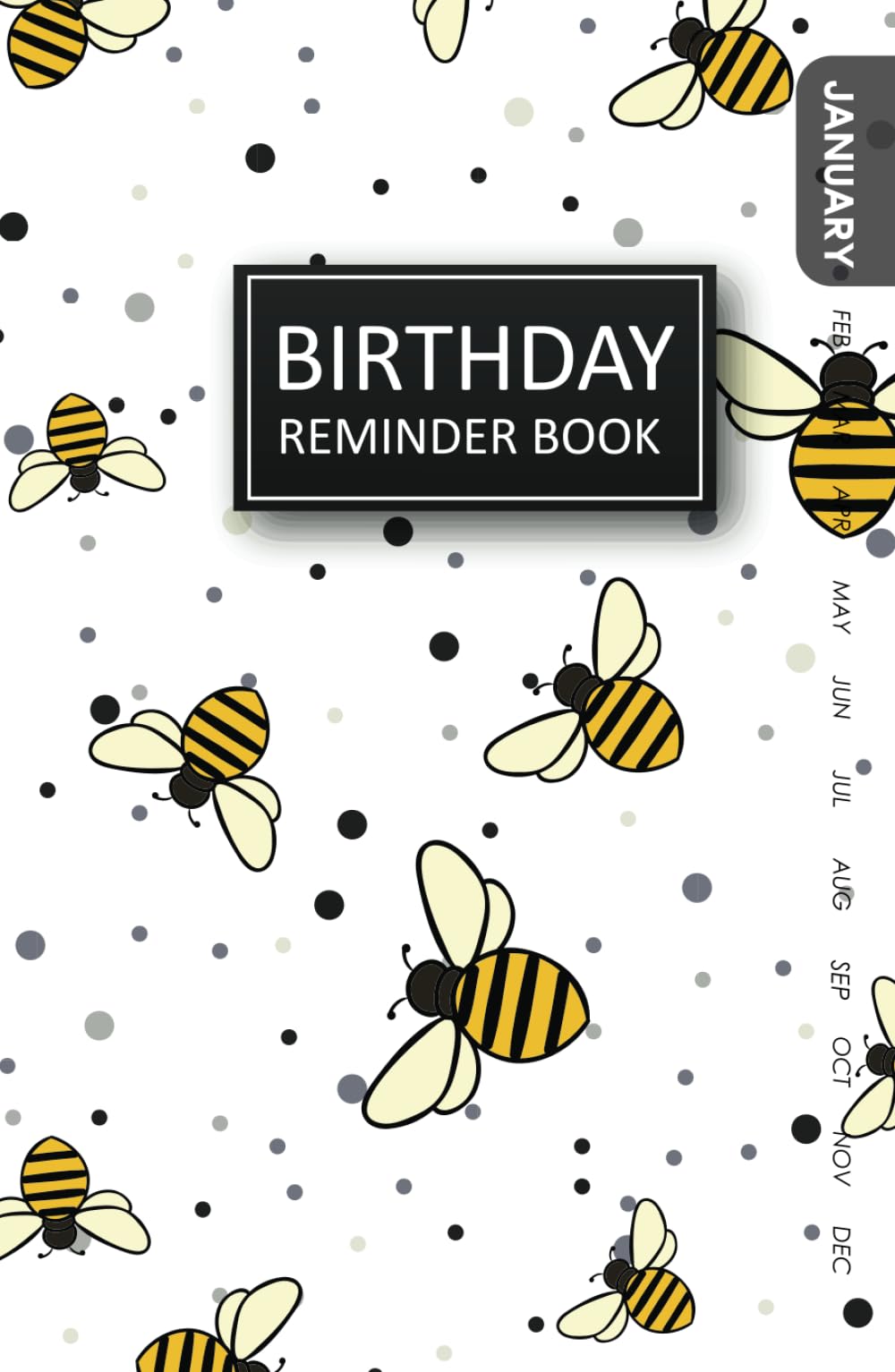 Birthday Reminder Book: A5 Monthly Index Organizer Notebook to Record ...