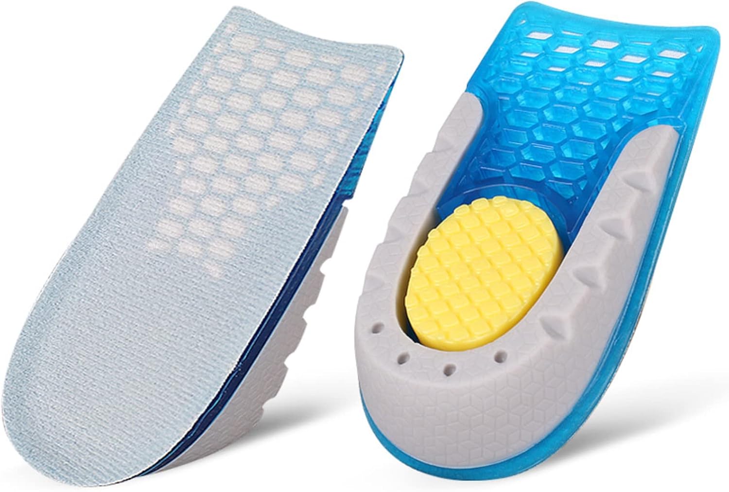 Height Increase Insole Heel Lift Inserts Invisible TPE Half Increased ...