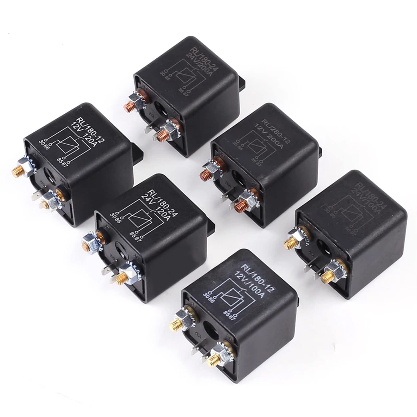 Amazon.com: High Current Relay Starting Relay 200A 100A 12V/24V Power ...