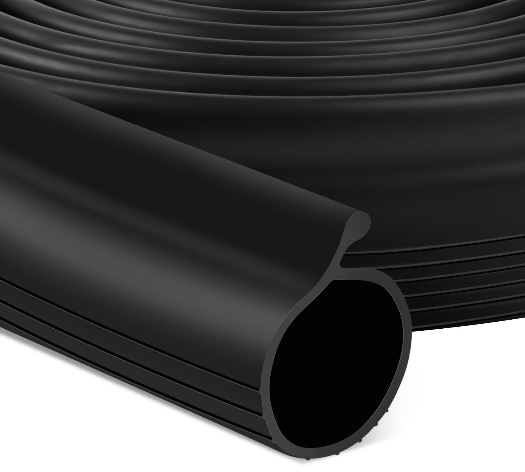 10FT Garage Door Bottom Seal Rubber 0.19'' P Bulb Bottom Garage Door ...