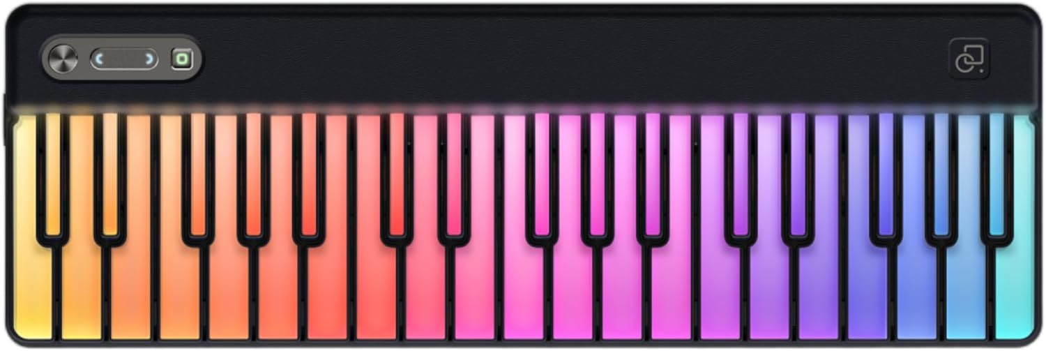 Amazon.com: PartyKeys 36-Key MIDI Controller Portable Keyboard Piano ...