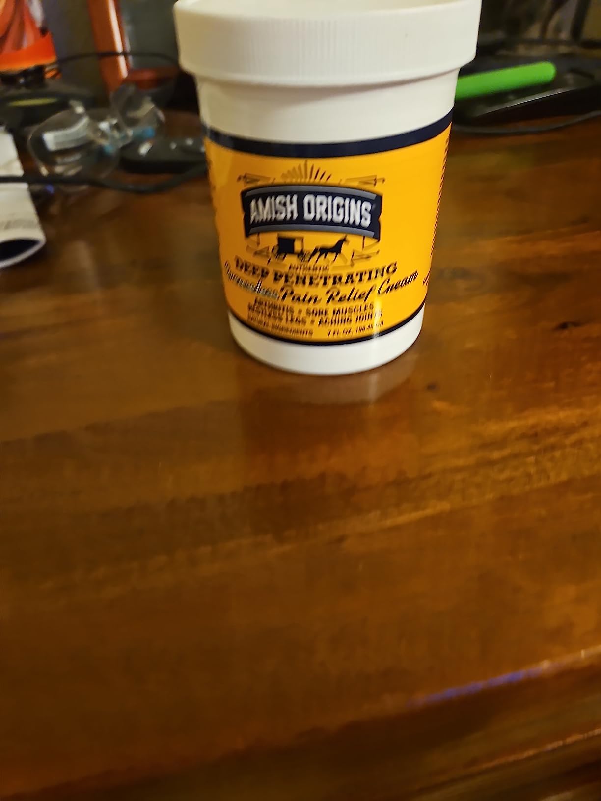 Amazon.com: Amish Origins Arthritis Pain Relief Cream - 7 oz - Maximum ...