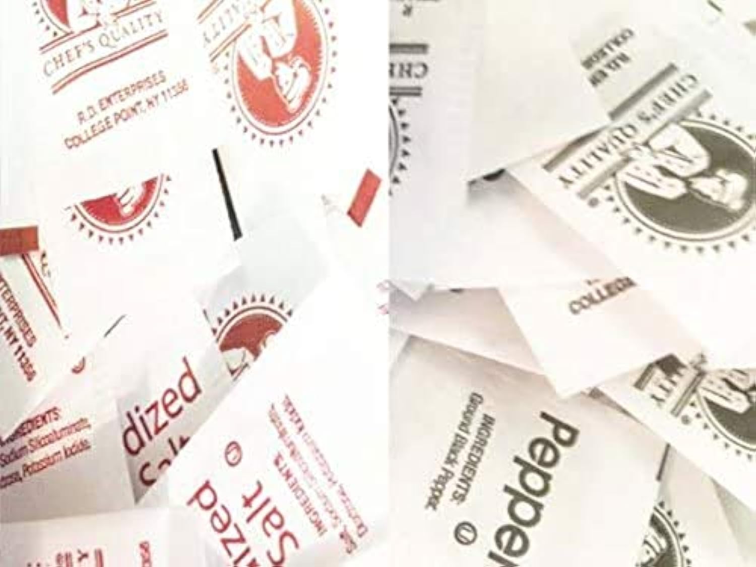 Amazon.com: Chef's Quality Individual Salt & Pepper Packets - Portable ...