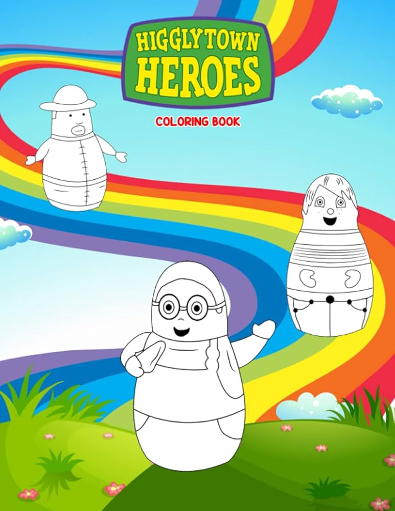 higgly town heroes coloring pages