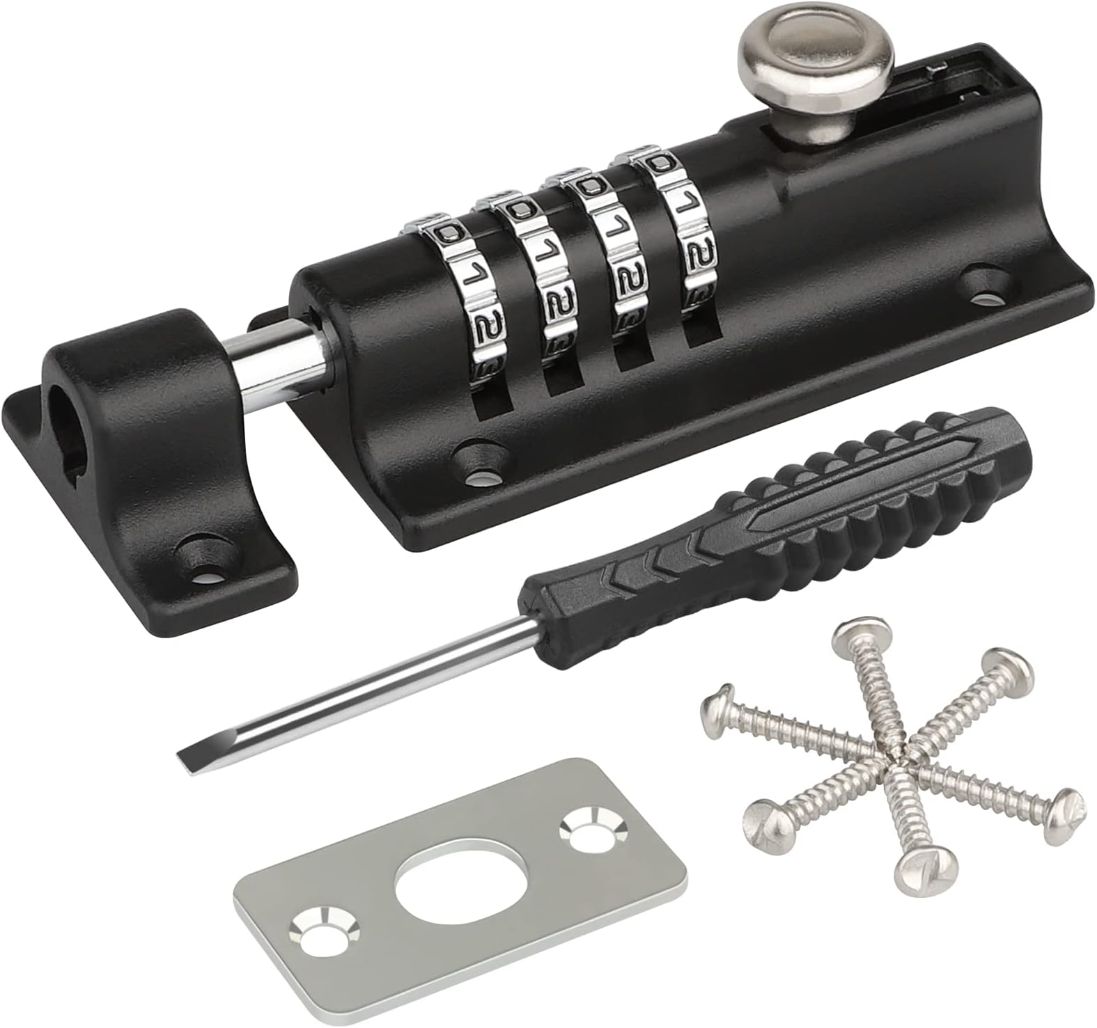 Squire Heavy Duty Keybolt - 4 Lever Key Operated Bolt Lock - Tough ...