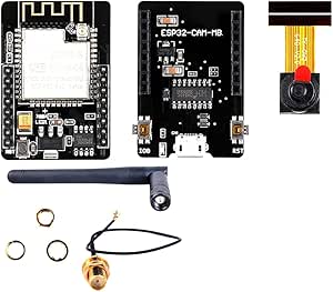 moonsun ESP32-CAM-MB Modulo WiFi+Bluetooth Scheda di Sviluppo ESP32-CAM con Piastra di Base ...