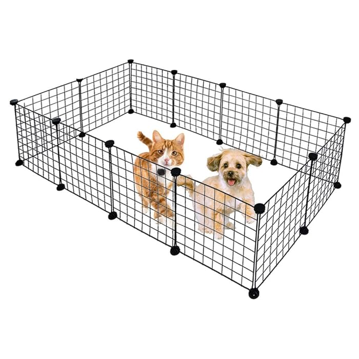 Buy IRIS USA Dog Playpen - Pet Exercise Pen with Door - 4 to 8 Panel ...