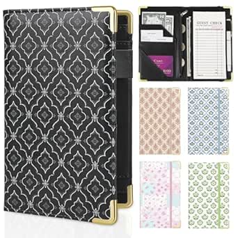 Amazon.com: Server Book, Server Books for Waitress with Zipper Pocket, Cute Waitress Book with ...