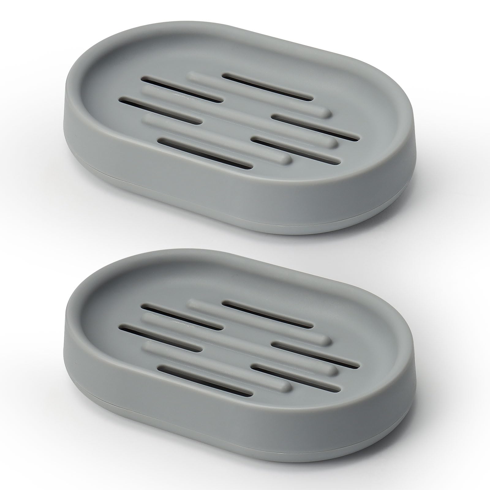 Amazon.com: Topsky Soap Dish for Shower,2 Pack Soap Dishes Soap Savers ...