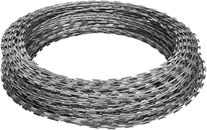 Amazon.com: VRAXO NATO Razor Wires Helical Wire Rolls 2 pcs Galvanized ...