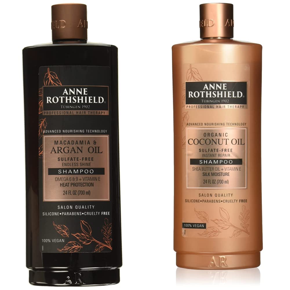ANNE ROTHSHIELD - Champú de macadamia y aceite de argán 700 ml + Champú ...