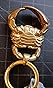 COPPERTIST.WU Crab Snap Keychain Brass Key Chain Quick Release Clip w ...