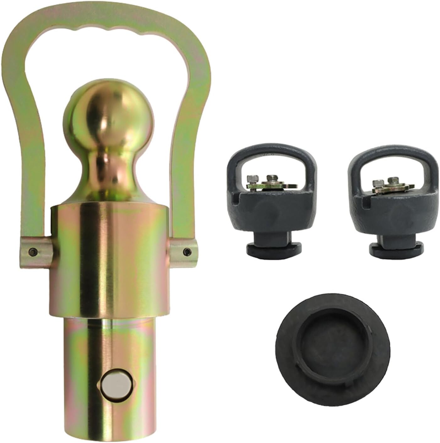 Amazon.com: munirater 2-5/16 Inch Gooseneck Ball and 2 Safety Chain Kit ...