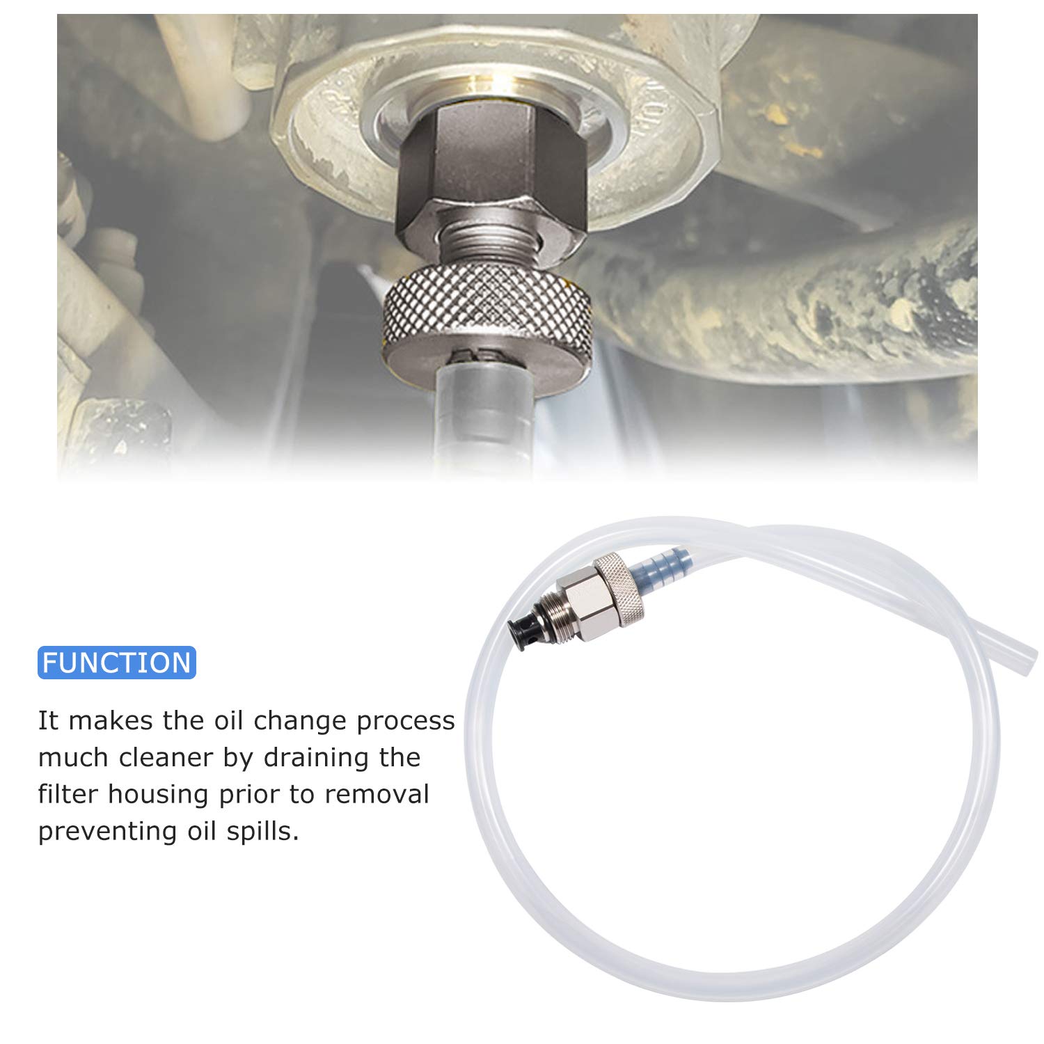 Snapklik.com : Oil Filter Drain Hose Tool For Toyota