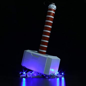 Amazon.com: JANWAALY LED Lighting Kit Compatible with Lego Thor's ...
