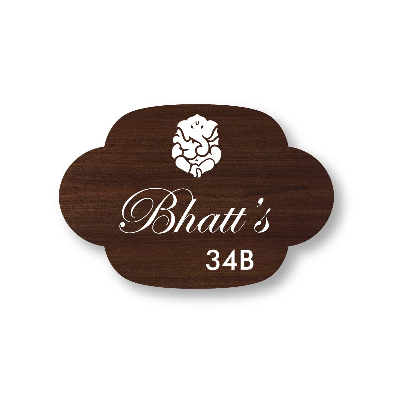 SIGNOOGLE® Customised Laminated Name Plate For Home Entrance Acyrlic ...