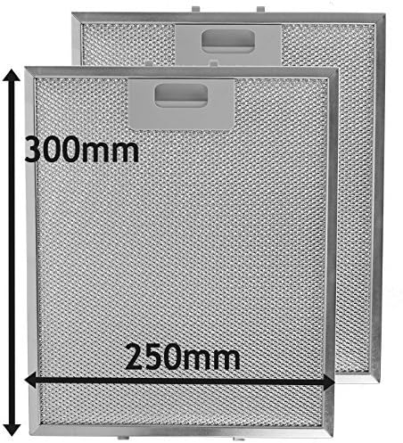 SPARES2GO Metal Mesh Filter for Bosch Neff Siemens Cooker Hood/Kitchen ...