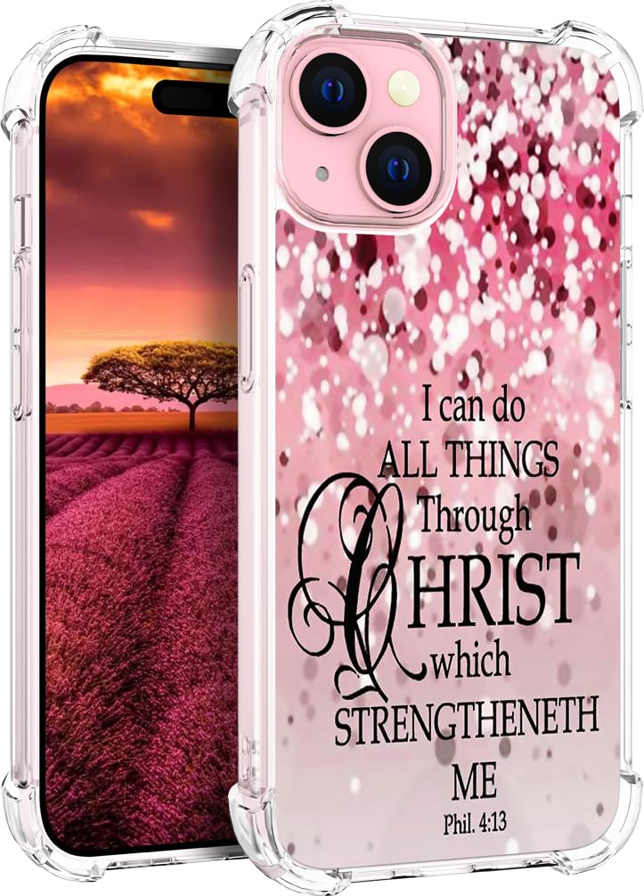 Amazon.com: Topgraph Compatible with iPhone 15 Case Christian Cute ...