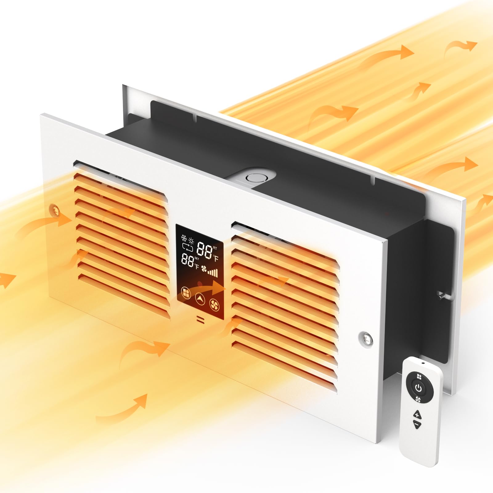 Room to Room Fan with Remote Control, 300CFM Through Wall Vent Fan with ...