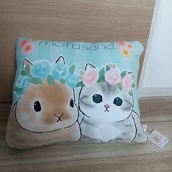 Amazon.co.jp: mofusand スクエアクッション うさにゃん : おもちゃ
