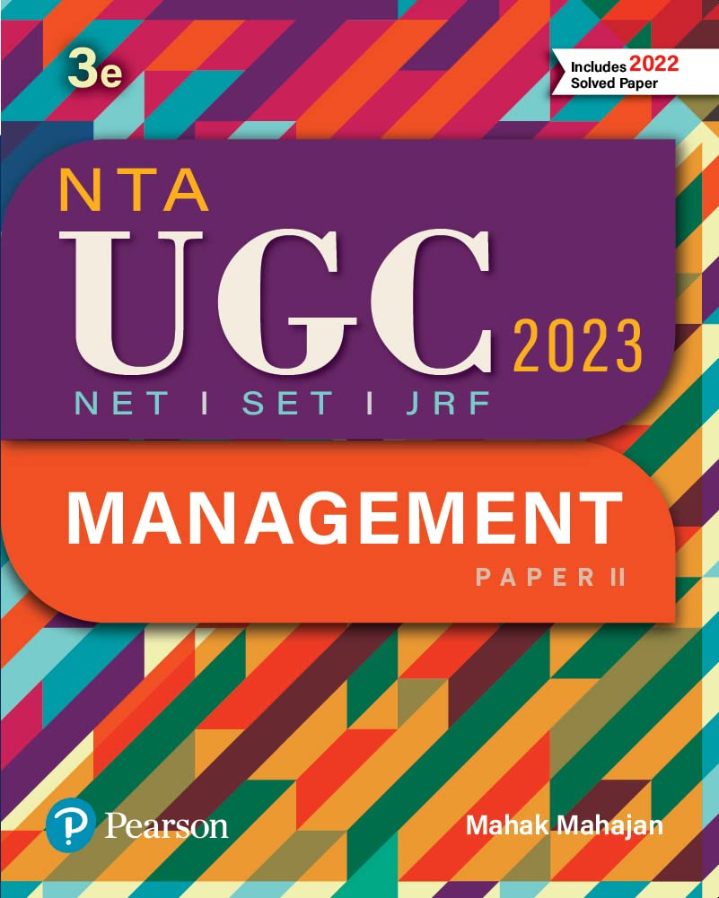 UGC NET Paper 2 - Management, 2nd Edition - Pearson eBook : Mahak ...