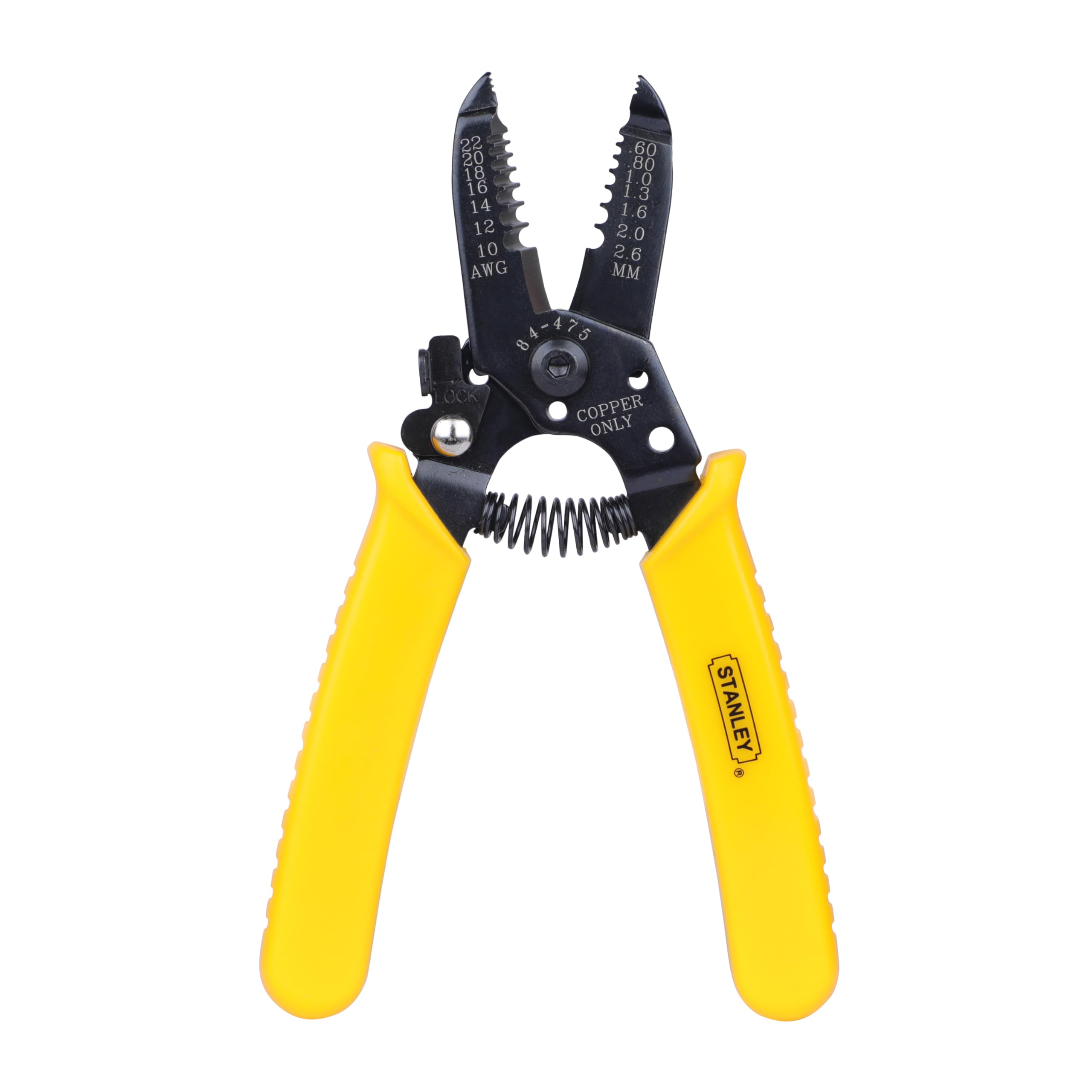 STANLEY 84-475-22 6" 150 mm Wire Stripper Ideal for Cutting, Stripping ...