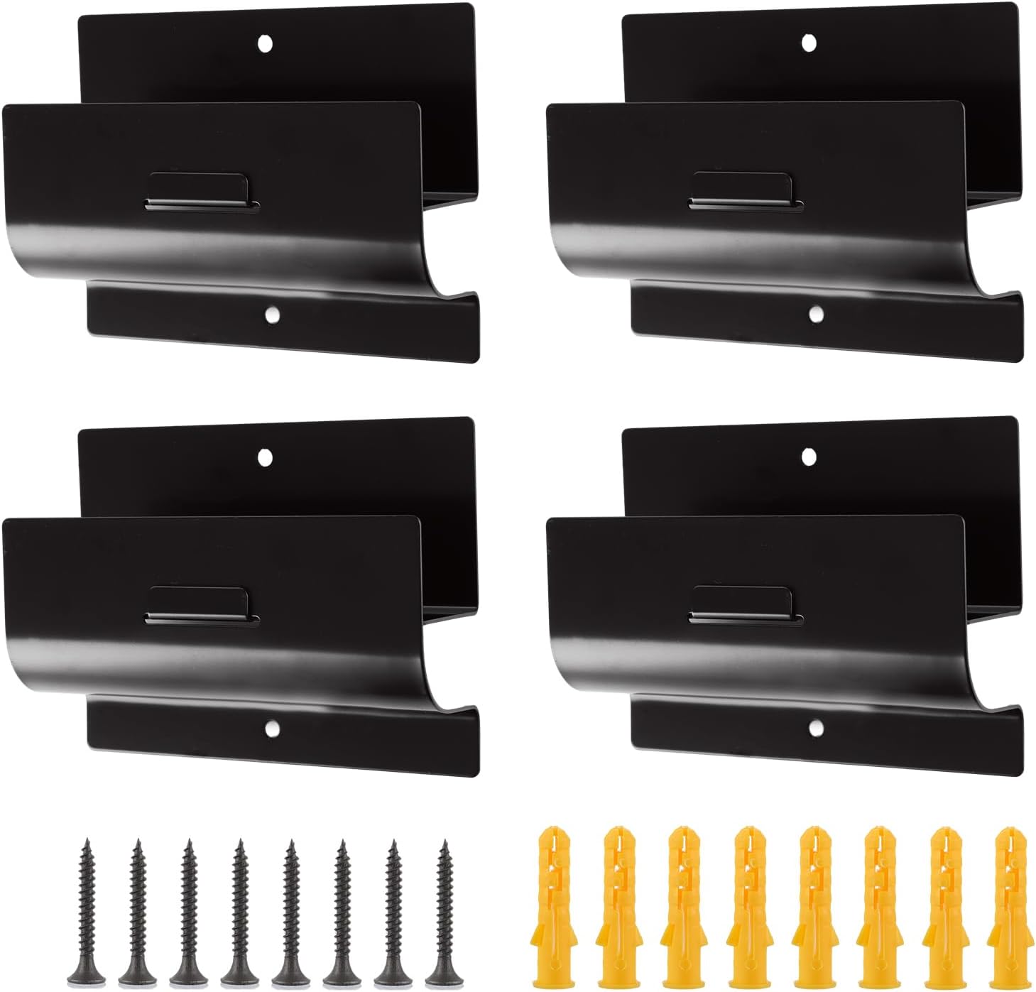 CYEAH 4 Pack Heavy-Duty Ladder Hanger-Wall Mount Ladder Hooks, Garage ...