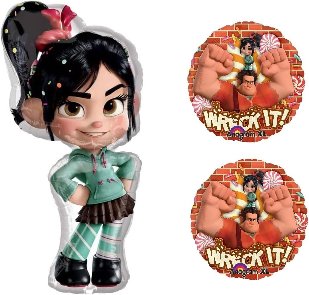 Amazon.com: Wreck It Ralph with Vanellope Birthday Party Supplies ...