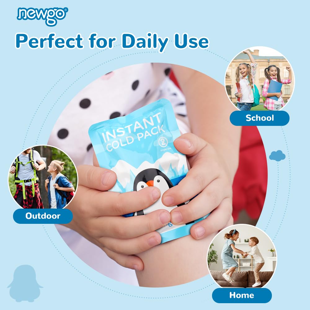 Snapklik.com : NEWGO Instant Cold Ice Packs For Kids Sports Injuries ...