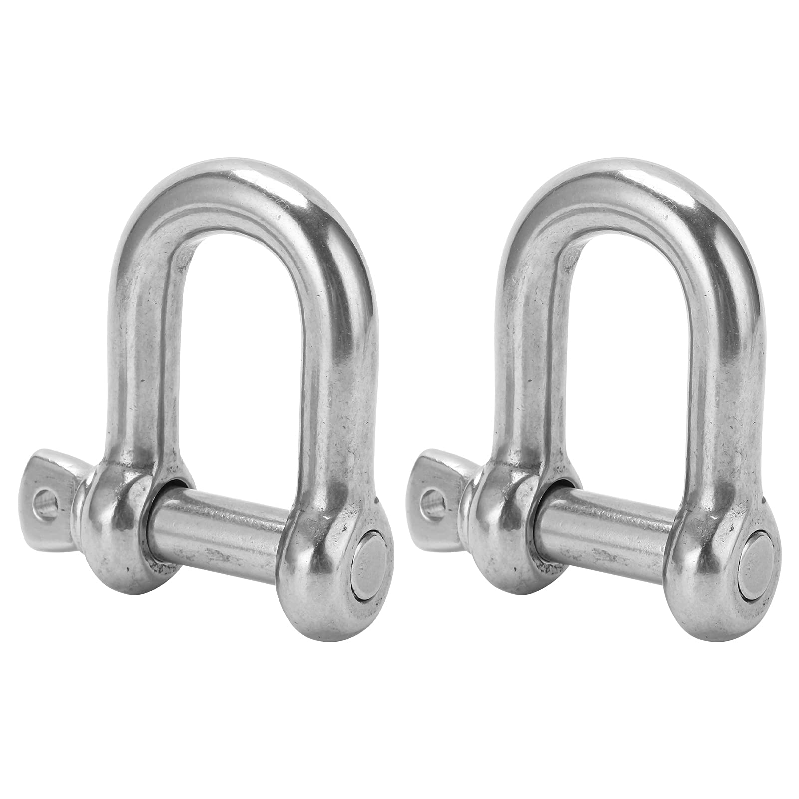 Buy Screw Pin Anchor Shackle, 304 Stainless Steel Heavy Duty Bow ...