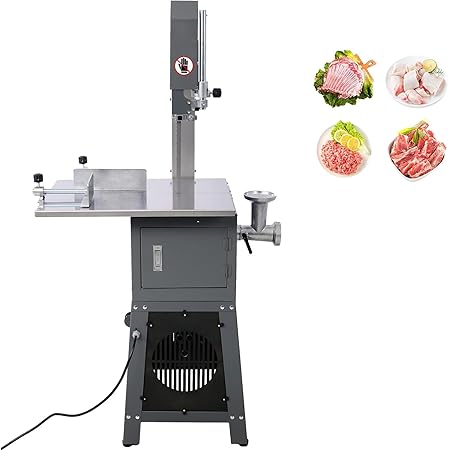 Amazon.com: Commercial Meat Band Saws Machine, 550W 2-in-1 Stainless ...