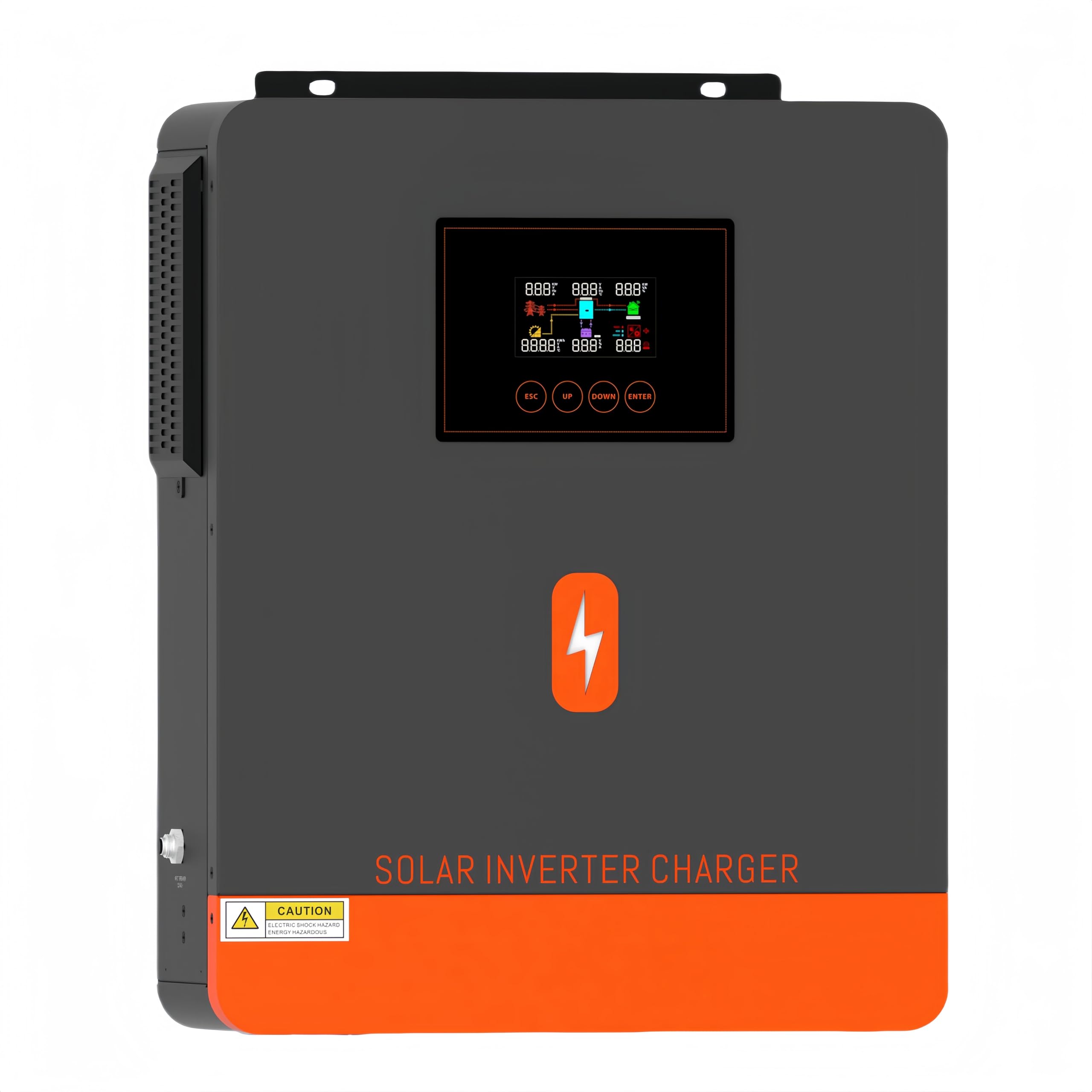 Amazon.com: PowMr 3600W Solar Inverter 24V DC to 110V AC, Pure Sine ...