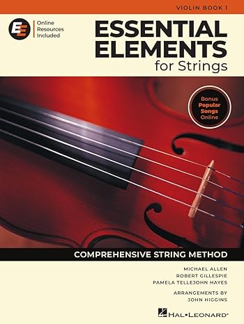 Amazon.com: Essential Elements for Strings Violin Book 1 (2025 Edition) with EEi Online ...