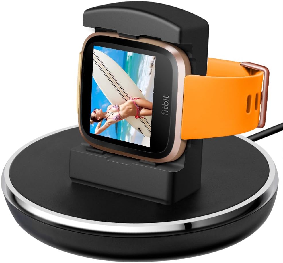 Amazon.com: EPULY Compatible with Fitbit Versa Charger, Compatible with ...