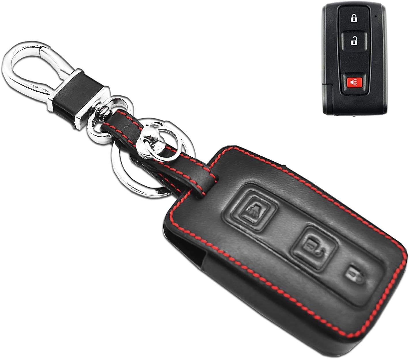 Amazon.com: MECHCOS Compatible with Toyota Prius Key Fob Cover Case ...