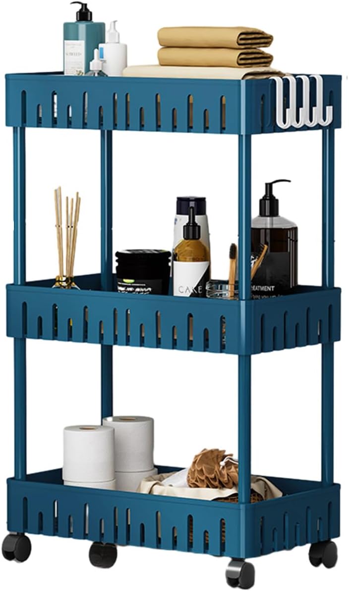 Trolley Organiser, 3-Tier Rolling Trolley, Simplehouseware Multi ...