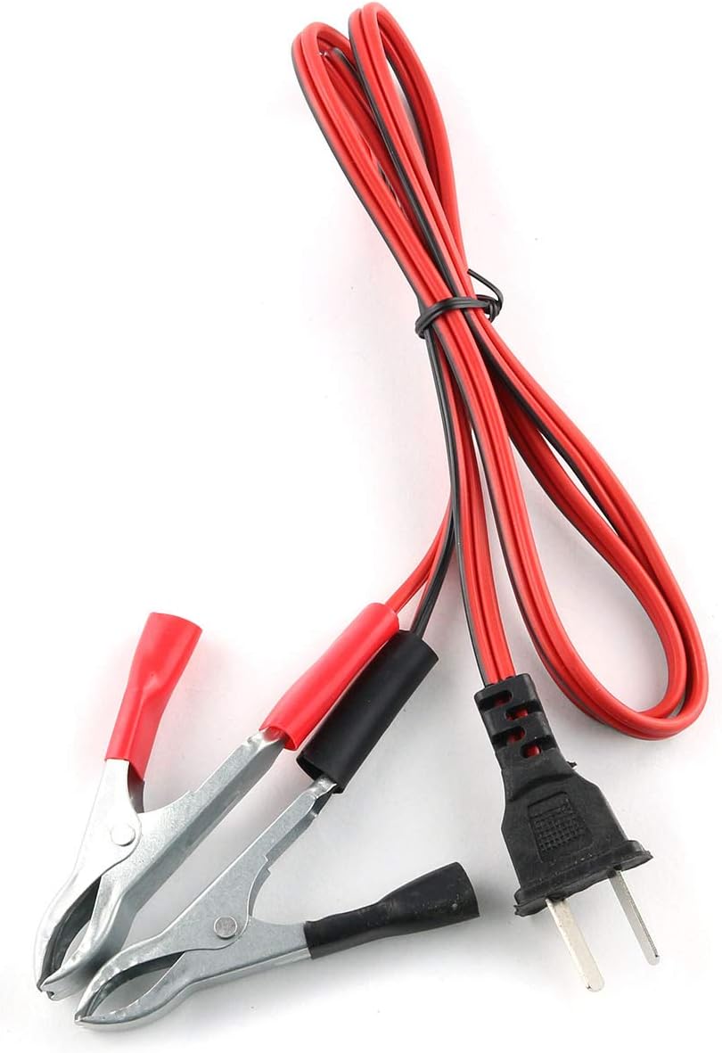 Amazon.com: E-outstanding DC12V 2.3ft/70cm V-Type Charging Cable Wire ...
