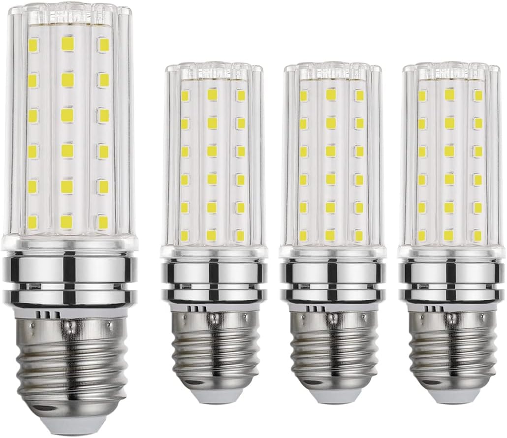 BOGAO E26 LED Bulb, 12W White 6000K LED Bulbs, 80-100 Watt Light Bulbs ...