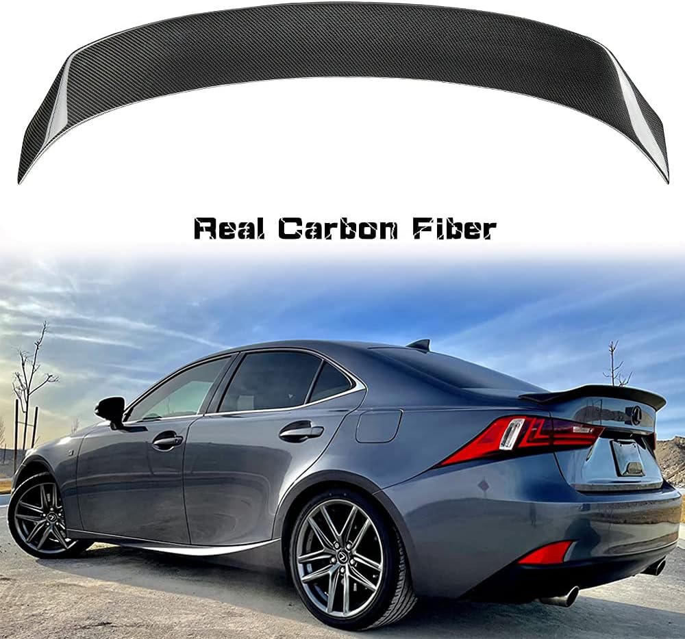 Amazon.com: Carbon Fiber Rear Diffuser fits for Lexus Is300 Is350 Base ...