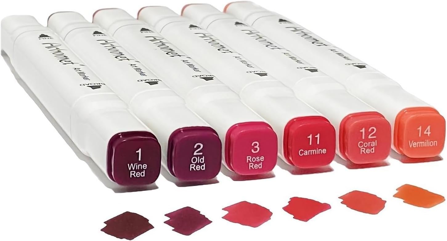 Amazon.com: Chris.W Clear 80 Slot Plastic Carrying Marker Case Holder ...