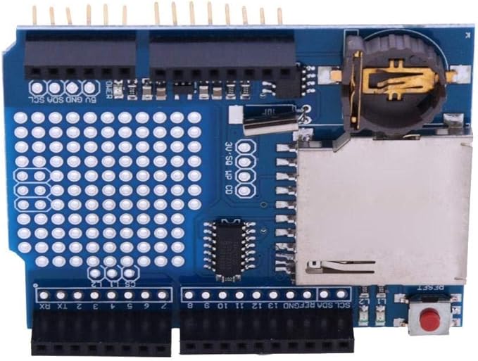 DollaTek Registratore Data Logger Modulo Shield XD-204 per Arduino Uno ...