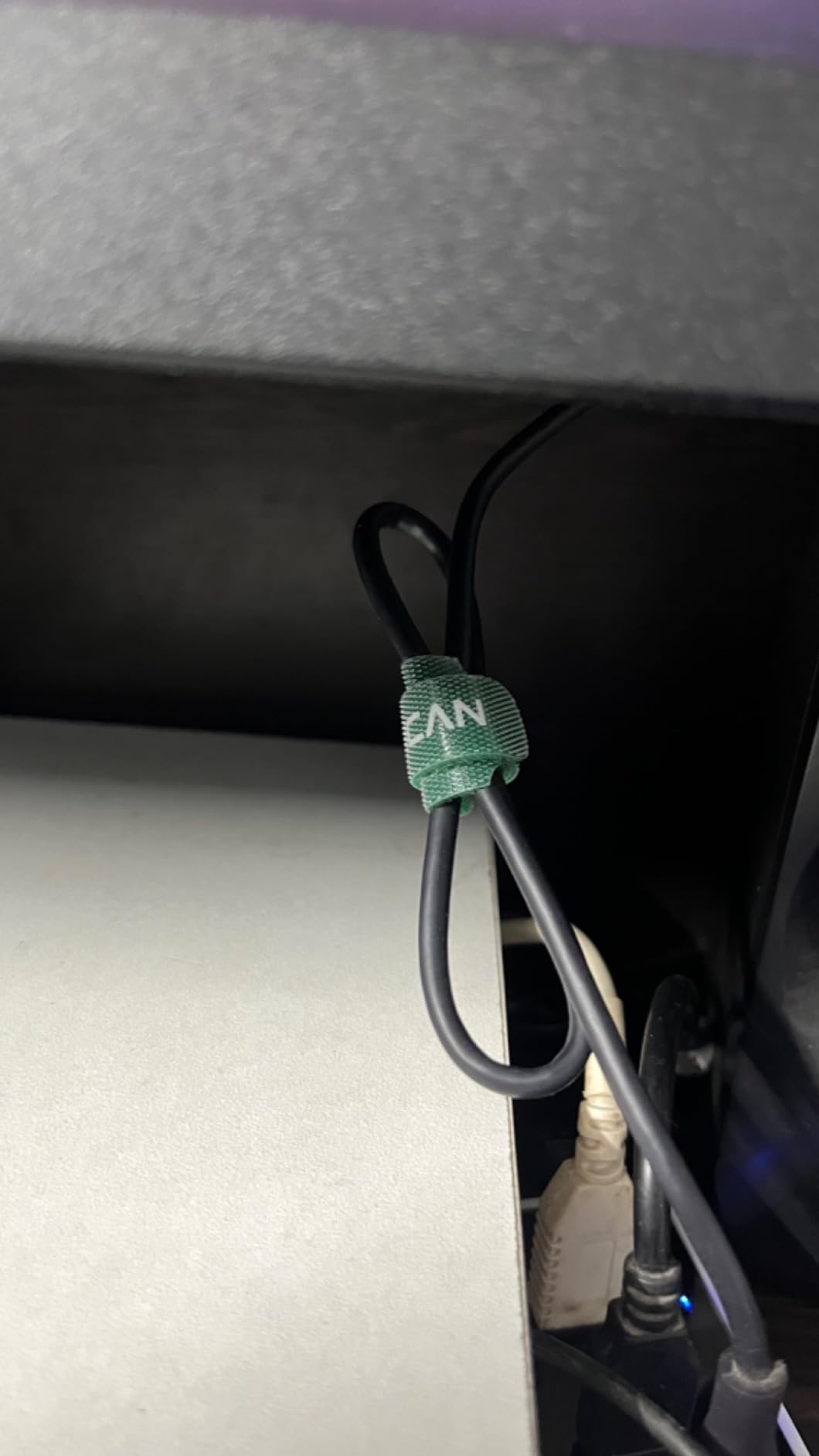 FLORICAN Reusable Colorful Cable Organiser Straps, Cord Management ...