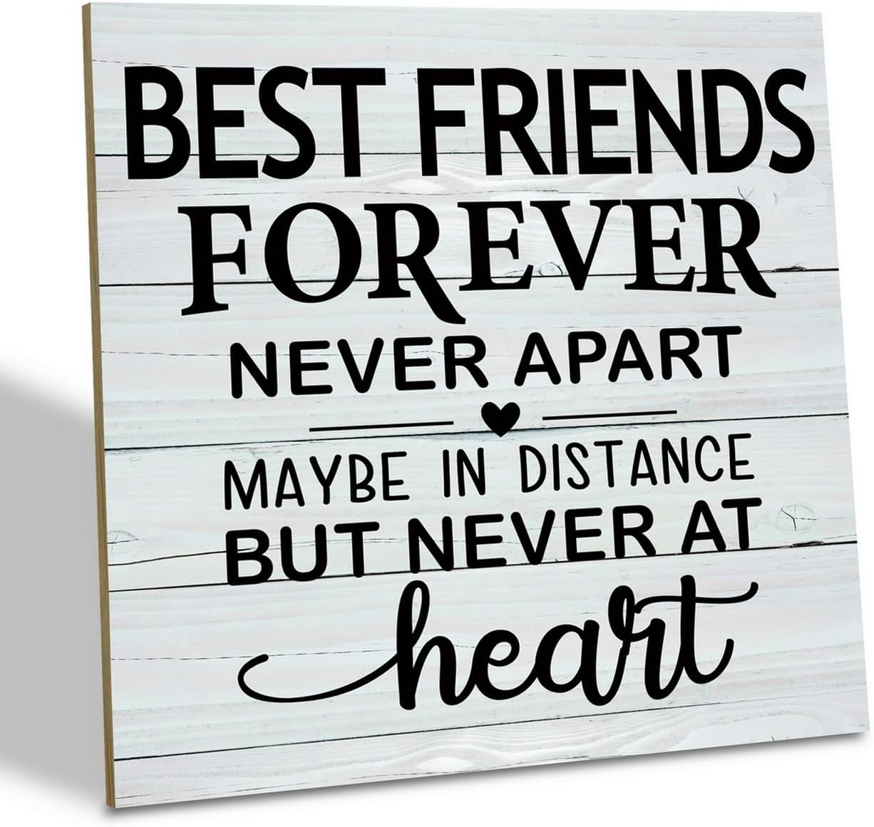 Amazon.com: Friend Wood Sign, Best Friends Forever Never Apart Maybe in ...