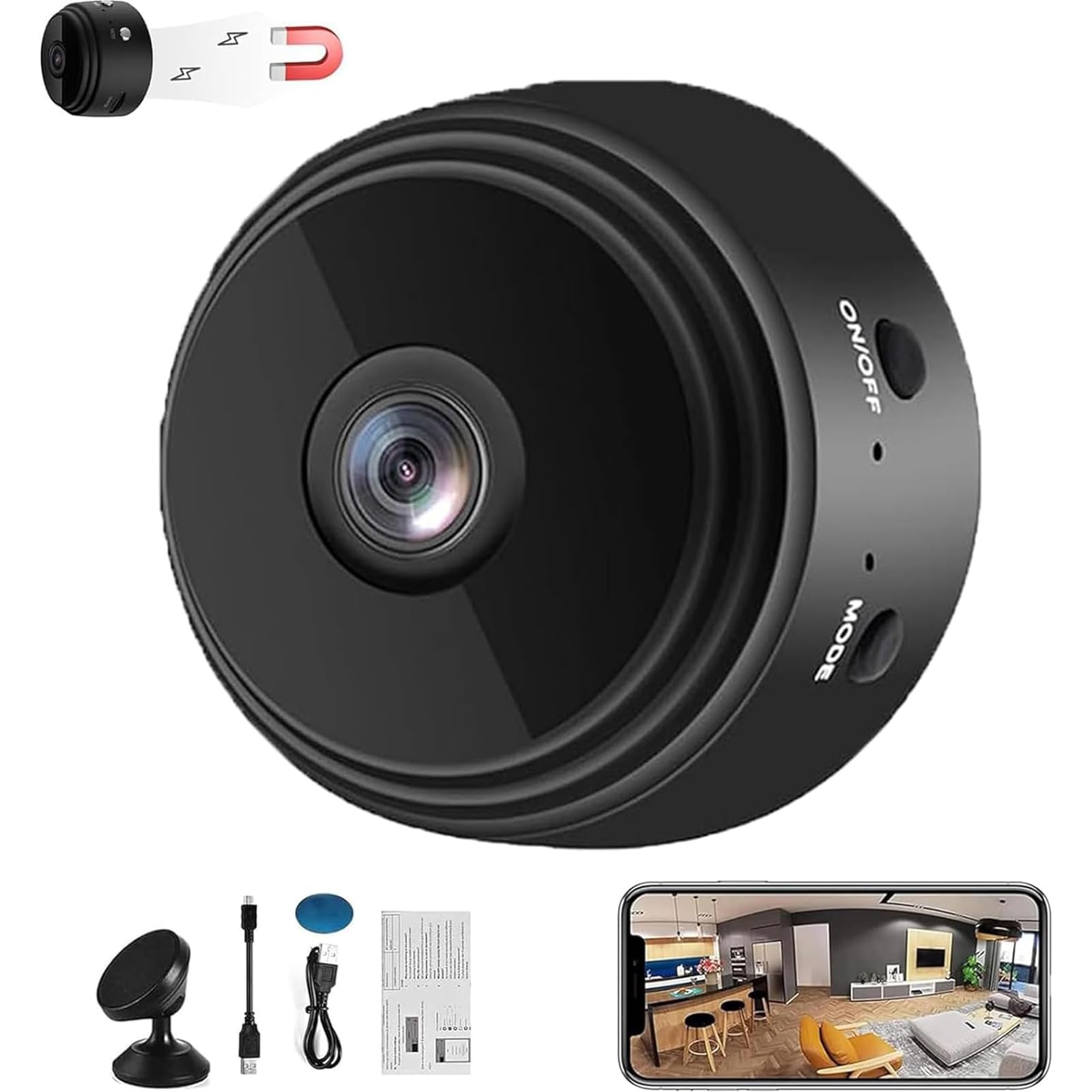 Amazon.com : Camtrix Security Camera，Camtrix Magnetic Mini Security ...