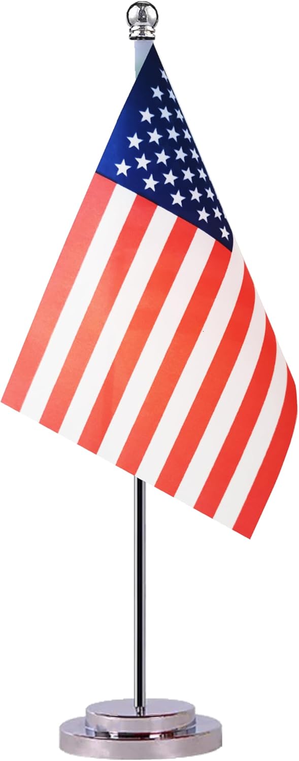Amazon.com: USA American Desk Table Flag, Small Mini USA American ...