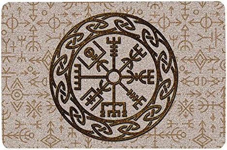 Amazon.com: OhaPrints Viking Celtic Golden Compass Vegvisir Circle ...
