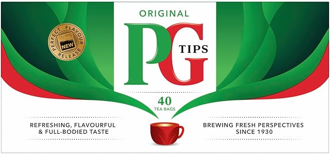 Amazon | PG Tips Original 紅茶ピージーチップス オリジナルティー 40袋 [正規輸入品] | PG tips | 紅茶 通販