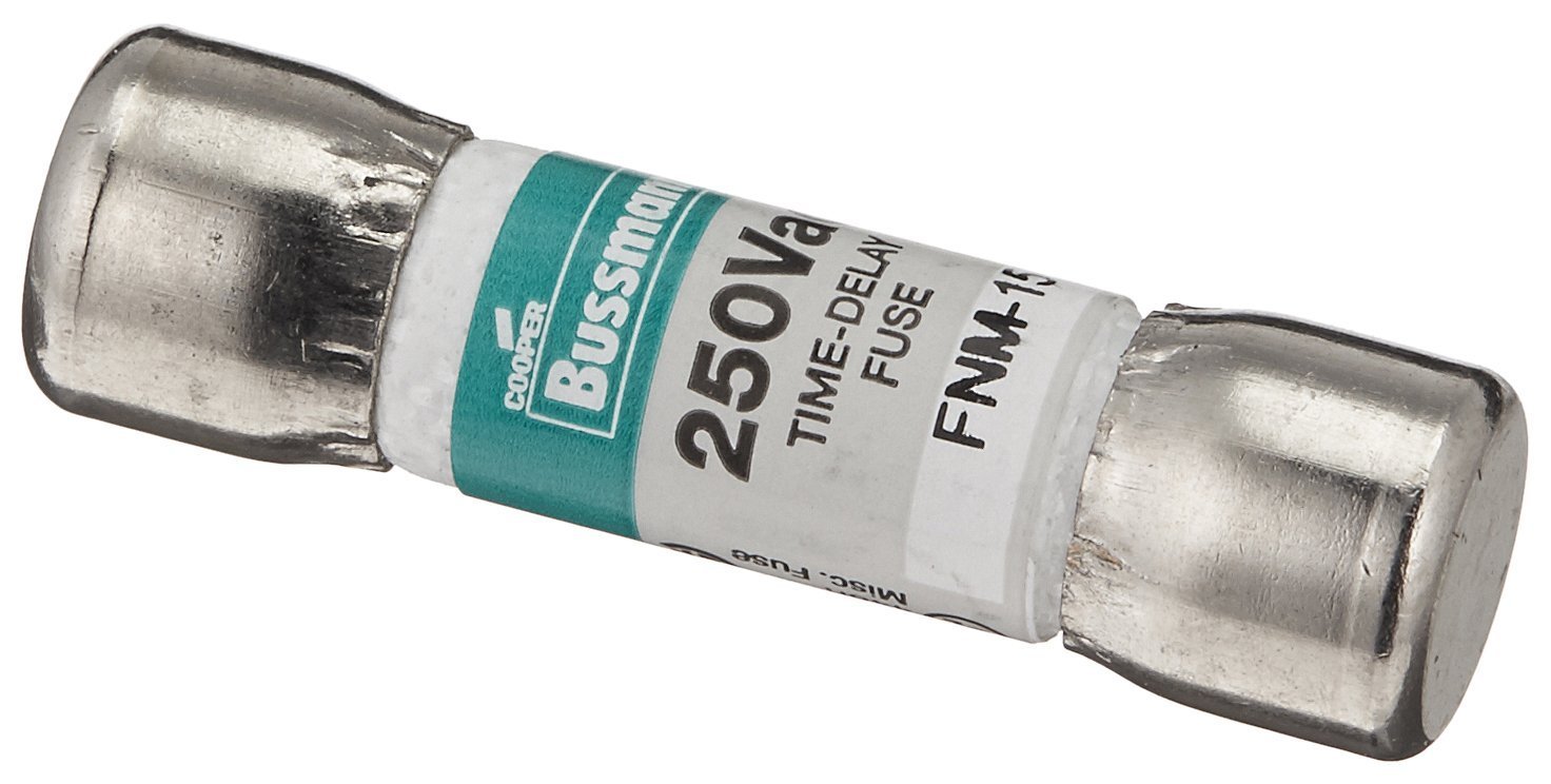 Bussmann FNM-15 (FNM-15BC) 15 Amp 250V Midget Time-Delay Class CC Fuse ...